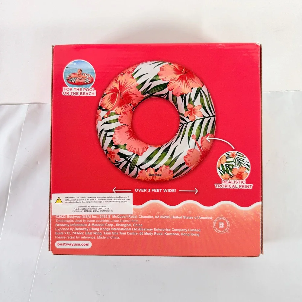 Bestway | Games | Bestway H2ogo Tropical Palms Swim Tube Inflatable ...